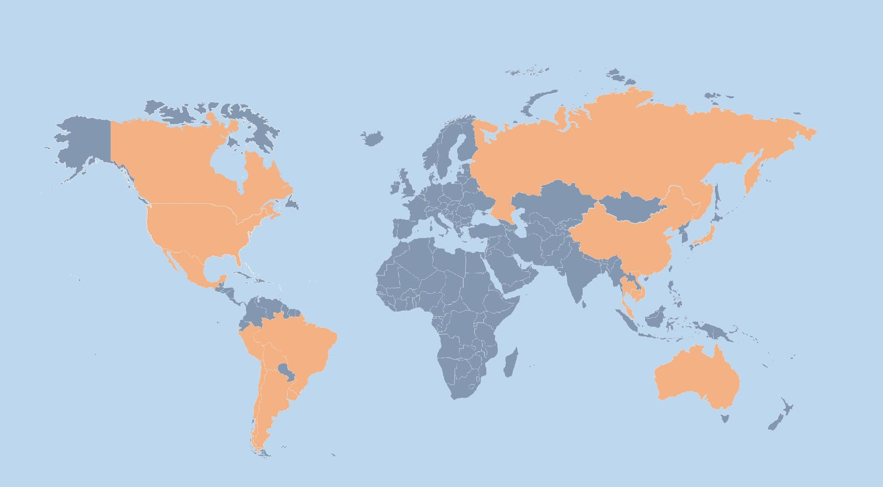 La liste des pays – Un Tour du Monde